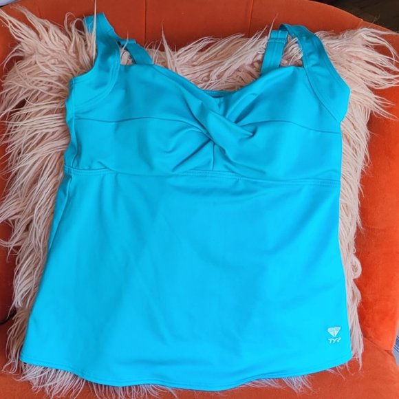 TYR | Swim | Tyr Teal Tankini Top Size | Poshmark
